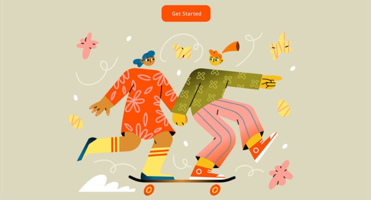 Examples of How to Use People Illustrations on Websites