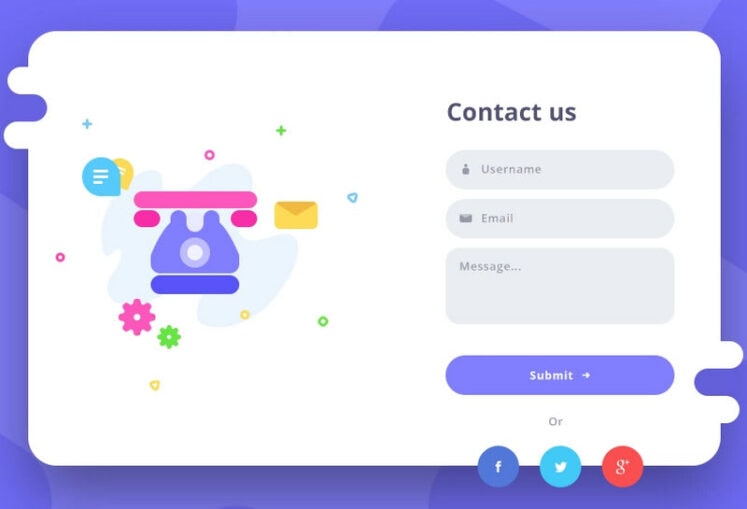 Examples of Creative Contact and Web Form Designs
