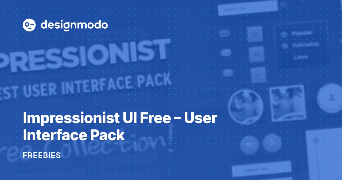Impressionist UI Free - User Interface Pack