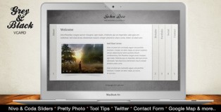 Free Virtual Business Card (vCard) HTML Website Templates and Layouts