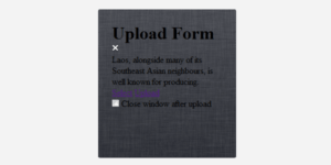 How to Create an Upload Form using jQuery, CSS3, HTML5 and PHP