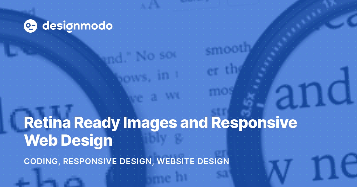 Retina Ready Images and Responsive Web Design