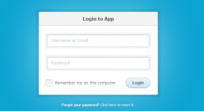 How to Create a CSS3 Login Form