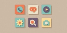 Beautiful Examples of Flat Icons Design