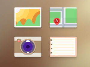 Beautiful Examples of Flat Icons Design