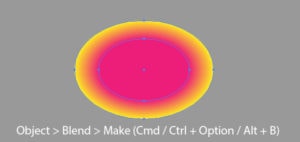 How to Create Color Transition with Blend Tool in Adobe Illustrator