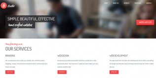 Line by Line Website Designs based on Horizontal Stripe Layout