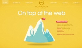 Line by Line Website Designs based on Horizontal Stripe Layout