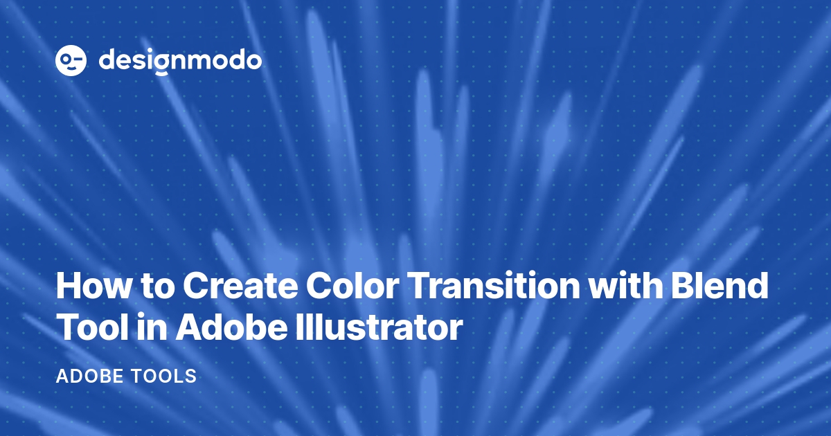 How to Create Color Transition with Blend Tool in Adobe Illustrator