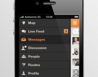 Vertical Navigation Implementation of Side Menu in Mobile Apps