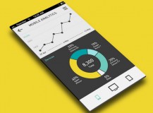 Sleek Charts and Graphs Mobile Apps featuring Statistics