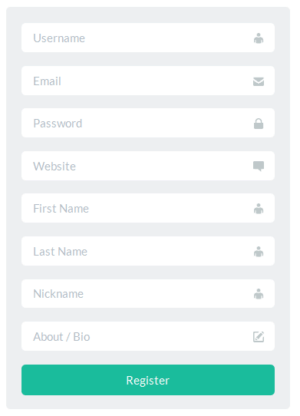 Building a Custom WordPress Registration Form with Flat UI - Designmodo