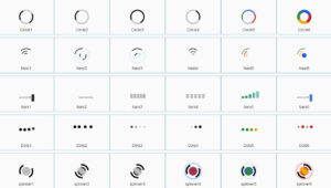 Collection of Free Preloaders and Loading Animated Spinners - Designmodo