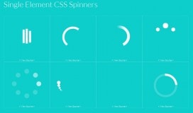 Collection of Free Preloaders and Loading Animated Spinners