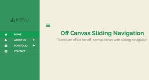 How to Create Off-Canvas Sliding Navigation Menu in HTML, CSS, JS