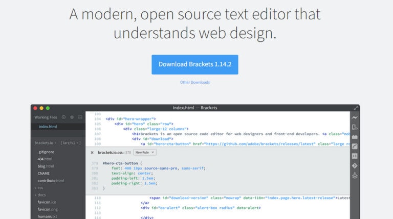 14 Professional Free and Paid CSS and HTML Editors