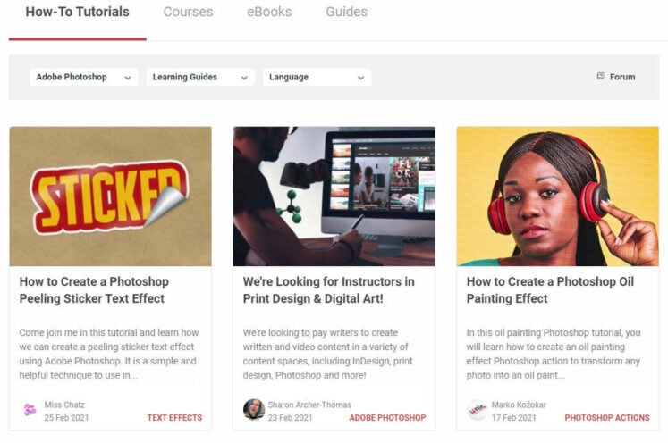 Free Photoshop Tutorials For Graphic Designers Designmodo 