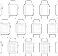 GUIs, Wireframes and Sketch Templates for Apple Watch Apps