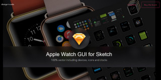 GUIs, Wireframes and Sketch Templates for Apple Watch Apps