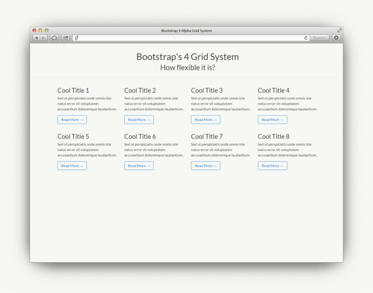 Understanding the Bootstrap 4 Grid System