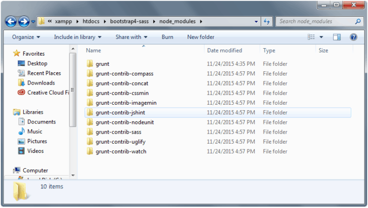 Bootstrap 4 Tutorial: Working with npm, Grunt.js and Sass (Part 1)