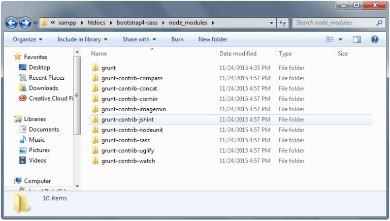 Bootstrap 4 Tutorial: Working with npm, Grunt.js and Sass (Part 1 ...
