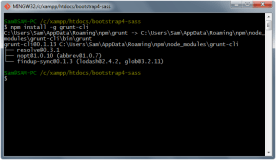 Bootstrap 4 Tutorial: Working with npm, Grunt.js and Sass (Part 1)