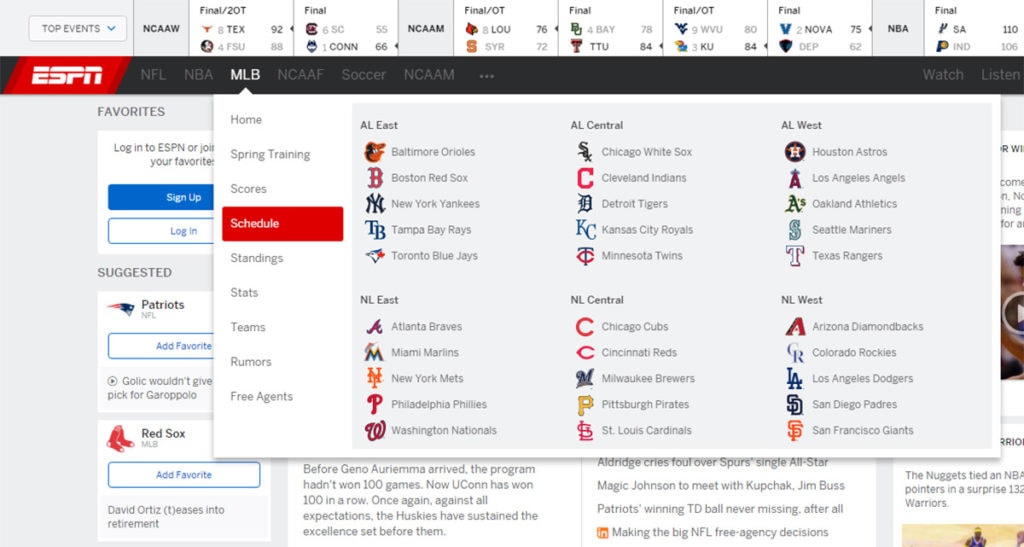 UX Design Tips For Dropdown Navigation Menus