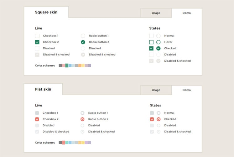 Best Free JS Libraries for Custom Radios & Checkboxes - Designmodo Best Free JS Libraries for Custom Radios & Checkboxes - Designmodo