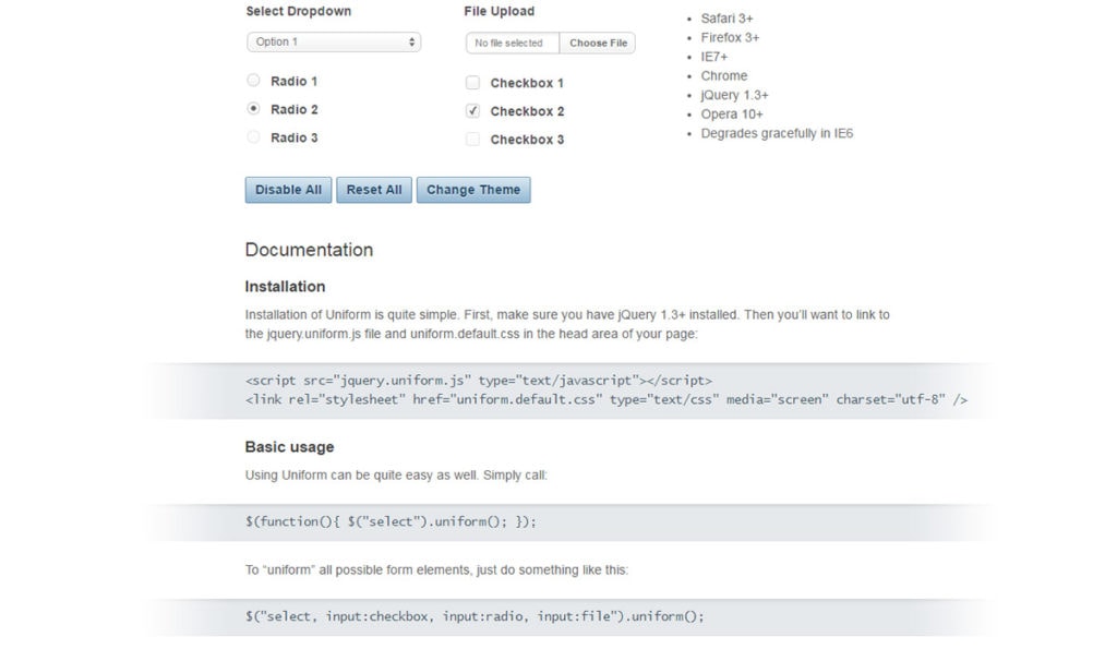 Best Free JS Libraries for Custom Radios & Checkboxes - Designmodo