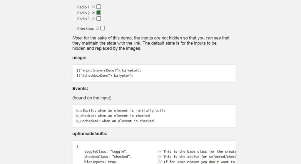 Best Free JS Libraries for Custom Radios & Checkboxes - Designmodo