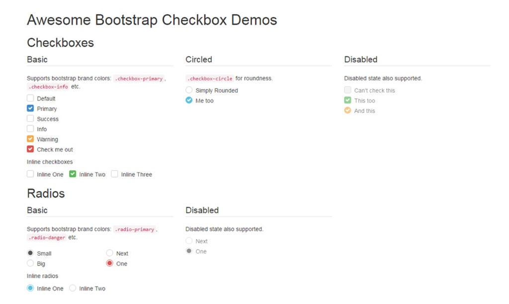 Best Free JS Libraries for Custom Radios & Checkboxes - Designmodo