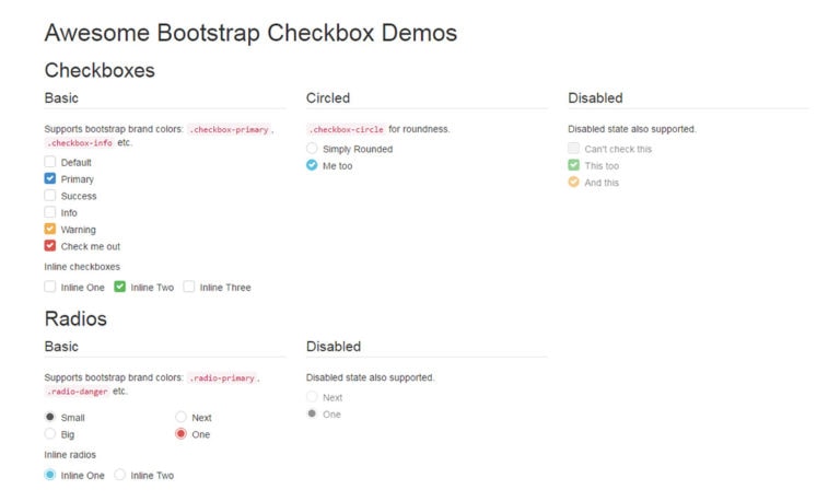 Best Free JS Libraries for Custom Radios & Checkboxes - Designmodo
