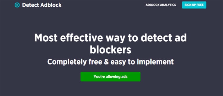 Best Free JS Adblock Detection Scripts For The Web - Designmodo
