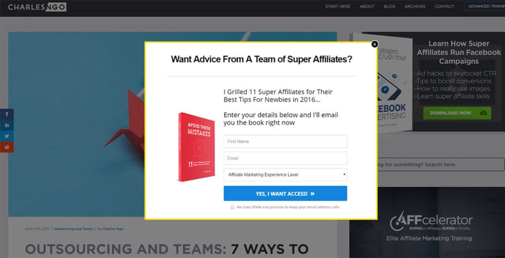 Exit Intent Modal Windows: Design Trends & Examples