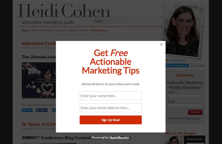 Exit Intent Modal Windows: Design Trends & Examples