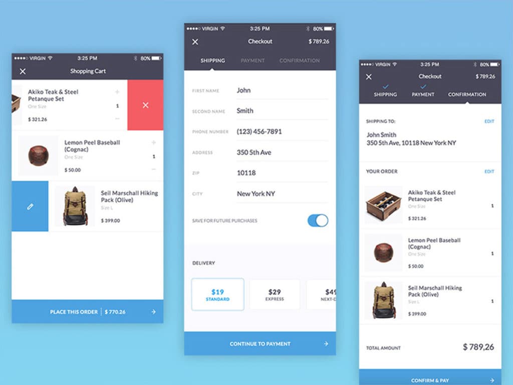 Design Tips for Mobile Checkout Screens - Designmodo