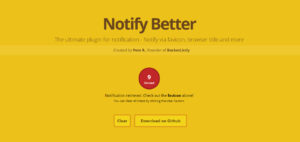 Free jQuery Notification Message Plugins for Websites - Designmodo