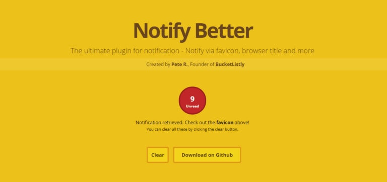 Free jQuery Notification Message Plugins for Websites - Designmodo