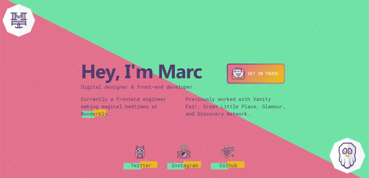 Designing a Portfolio Website with Oversized Typography