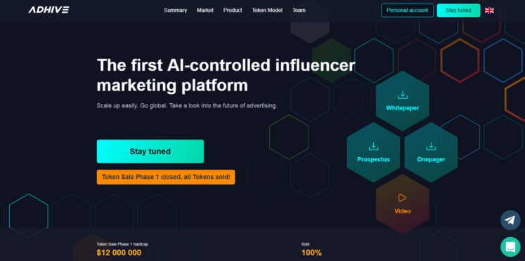 Website Design Examples for ICO Campaigns - Designmodo