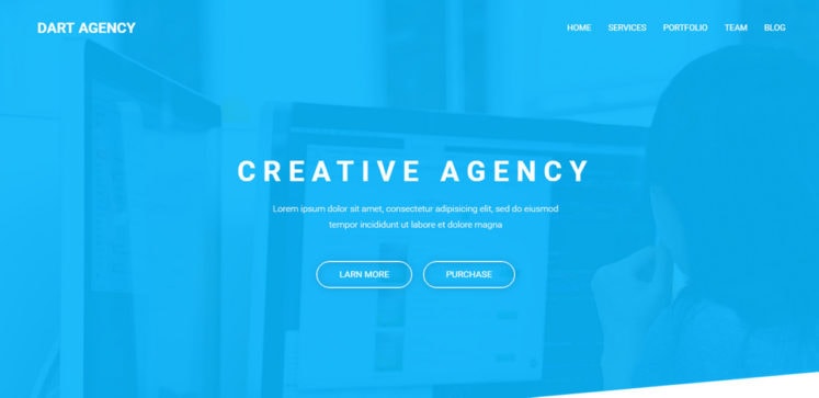Free Bootstrap Dashboards and Landing Pages - Designmodo