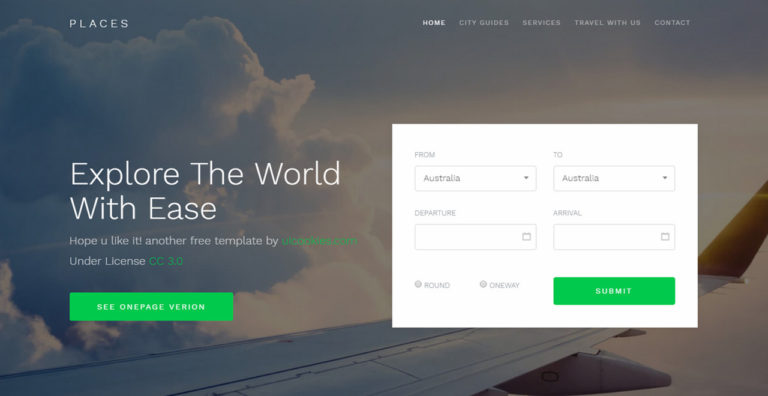 Free Bootstrap Dashboards and Landing Pages - Designmodo