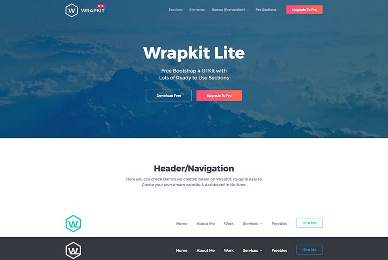Free Bootstrap Dashboards and Landing Pages