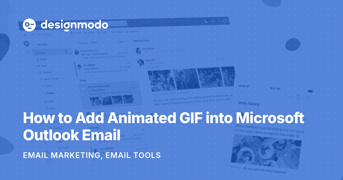 How to Add Animated GIF into Microsoft Outlook Email