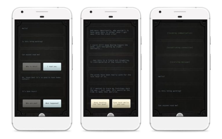 Conversational UI Mobile Examples