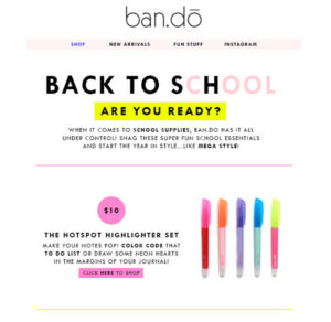 Back to School Email Newsletter Ideas and Examples for 2025