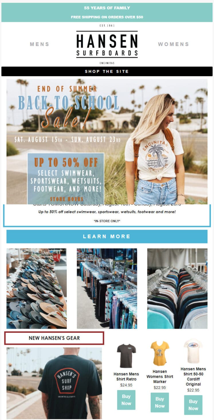 Back to School Email Newsletter Ideas and Examples for 2025