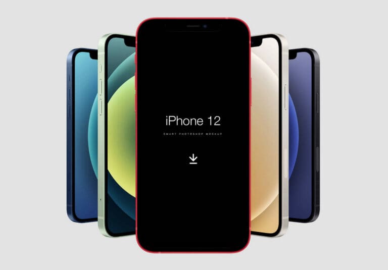 Free iPhone 14, 14 Pro Max, Mini and XR Mockups for Designers