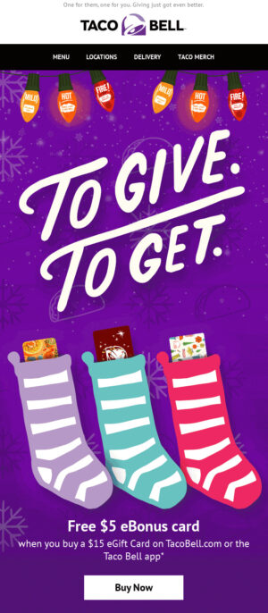 Improve your Campaign with Gift Card Emails: Best Practices and 13 Examples